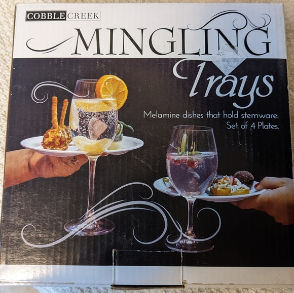 Cobble Creek | Dining | Mingling Trays Set Of 4 | Poshmark
